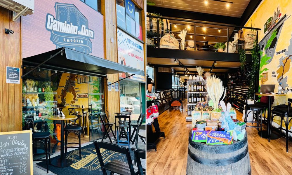 Conheça o Empório Caminho do Ouro: mercearia gourmet com restaurante ...